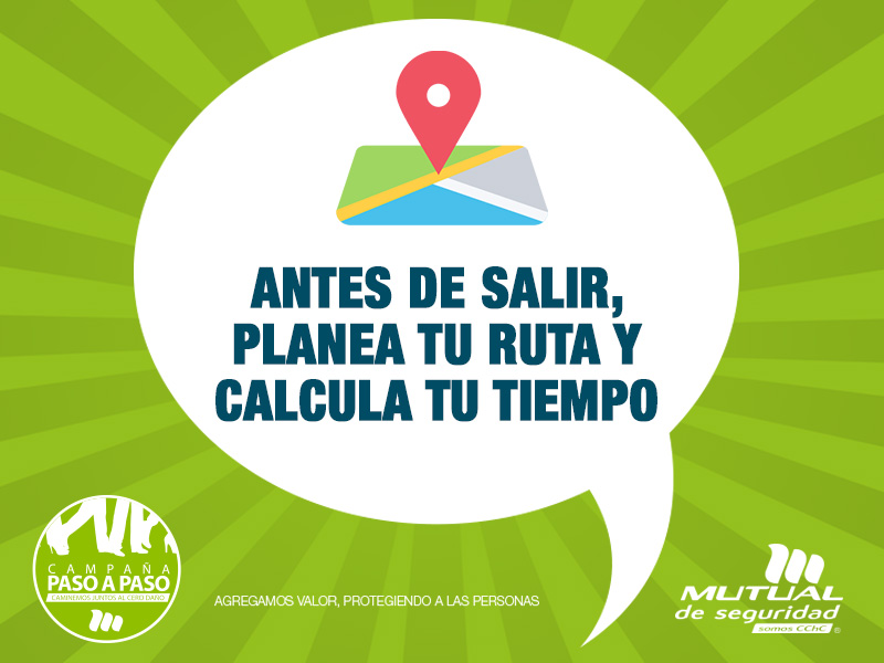 caminas al trabajo con calzado cómodo conduce siempre con precaución y ...